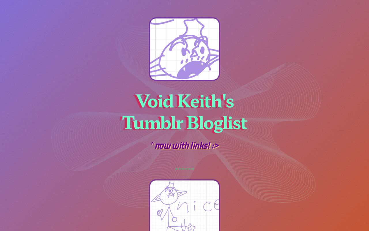Void Keiths Tumblr Bloglist